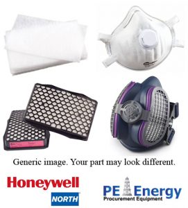 Miller® Medium/Large LPR-100™ Half Face Air Purifying Respirator With 2 ...