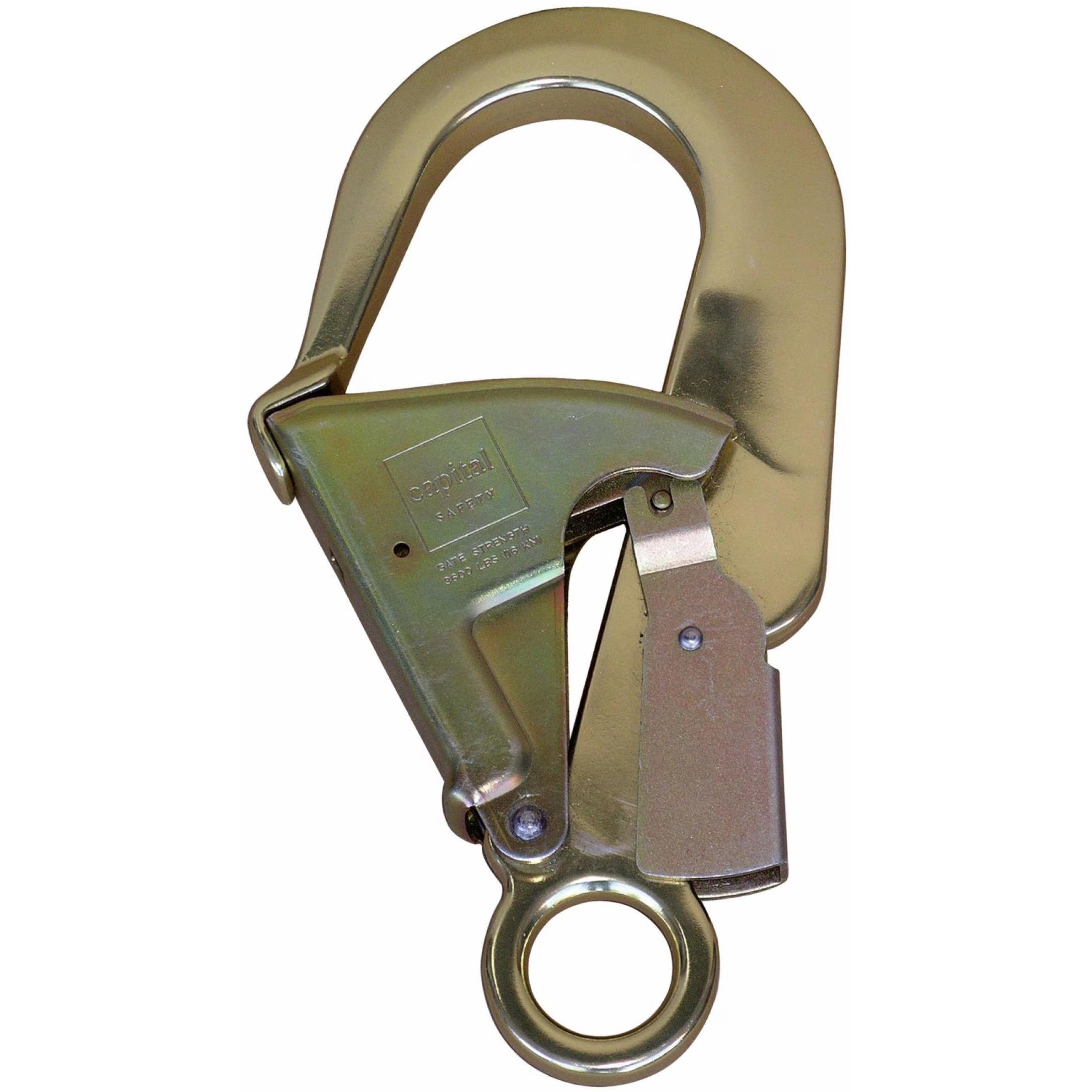 9502058 - 3M Double Locking Rebar Snap Hook, Aluminum, 3600 lb Gate, 2 ...